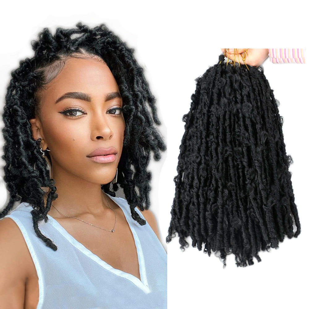 Crochet soft faux locs - Synthetic butterfly crochet loc – Shopping ...